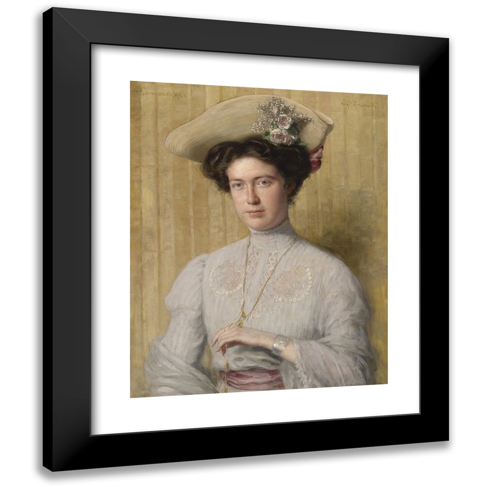 Carl Probst 12x14 Black Modern Framed Museum Art Print Titled ...