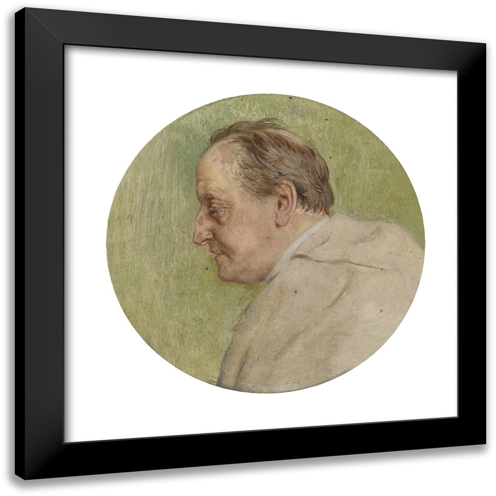 Carl Probst 15x15 Black Modern Framed Museum Art Print Titled - Cellist ...