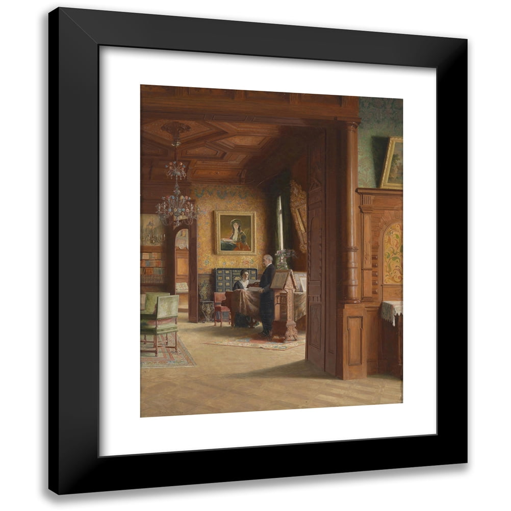 Carl Probst 15x18 Black Modern Framed Museum Art Print Titled - Carl ...