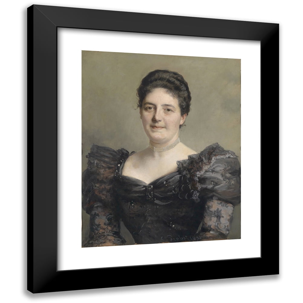 Carl Probst 15x18 Black Modern Framed Museum Art Print Titled - Women's ...