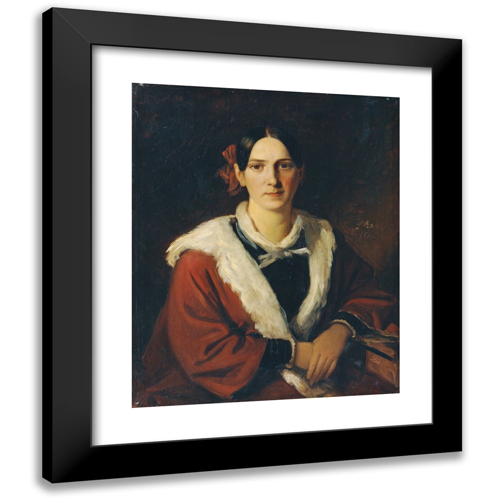 Carl Rahl 15x18 Black Modern Framed Museum Art Print Titled - Luise Von ...