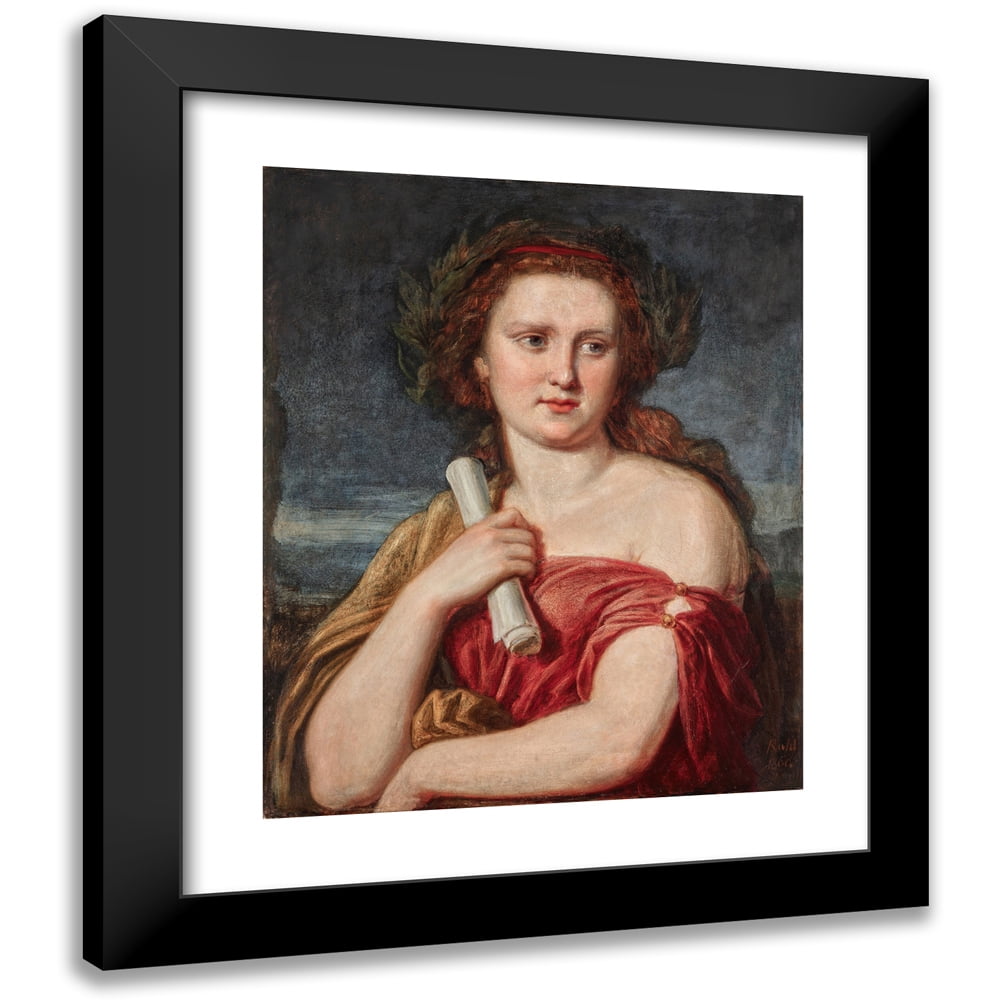 Carl Rahl 15x18 Black Modern Framed Museum Art Print Titled - Portrait ...