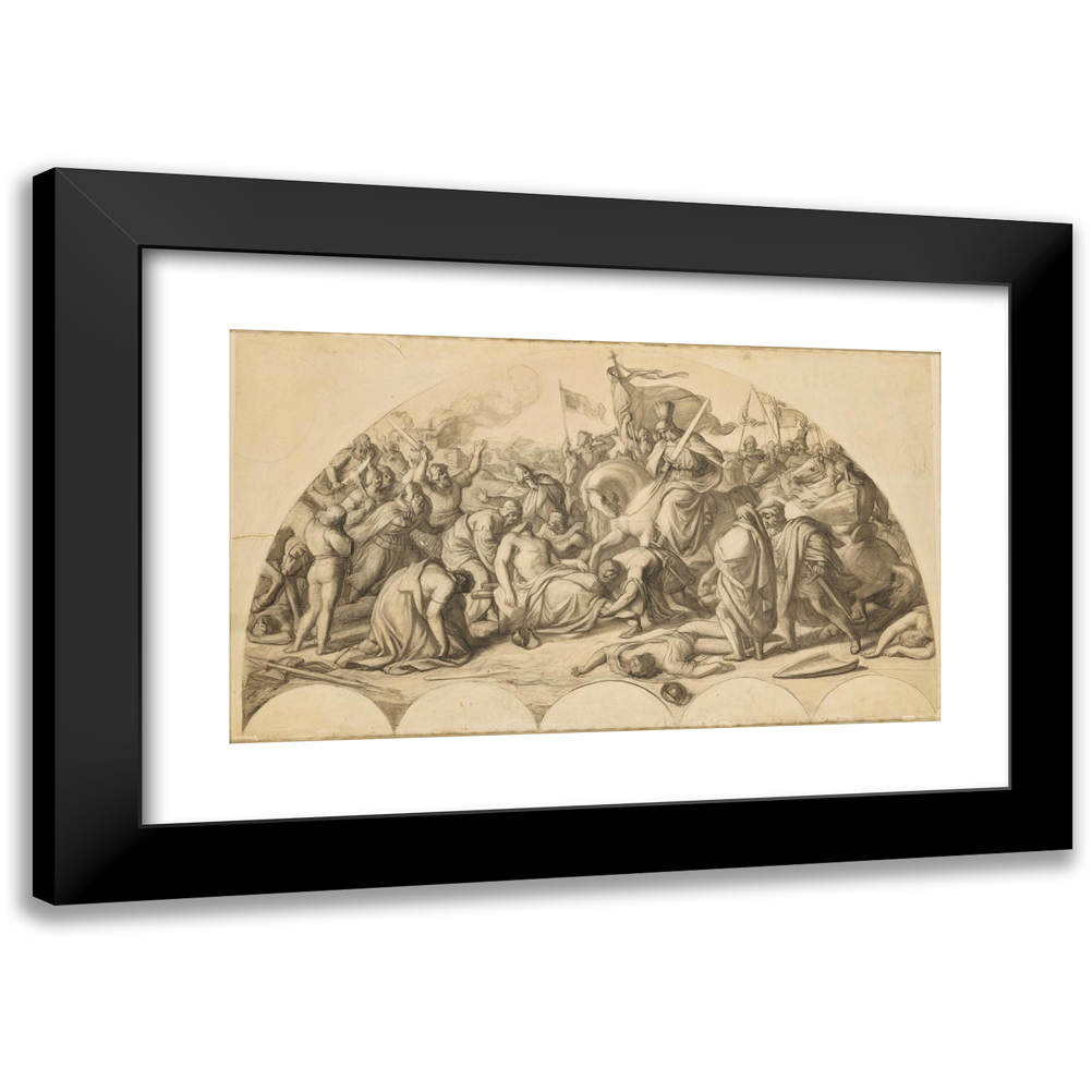 Carl Rahl 18x12 Black Modern Framed Museum Art Print Titled - Rudolf I ...