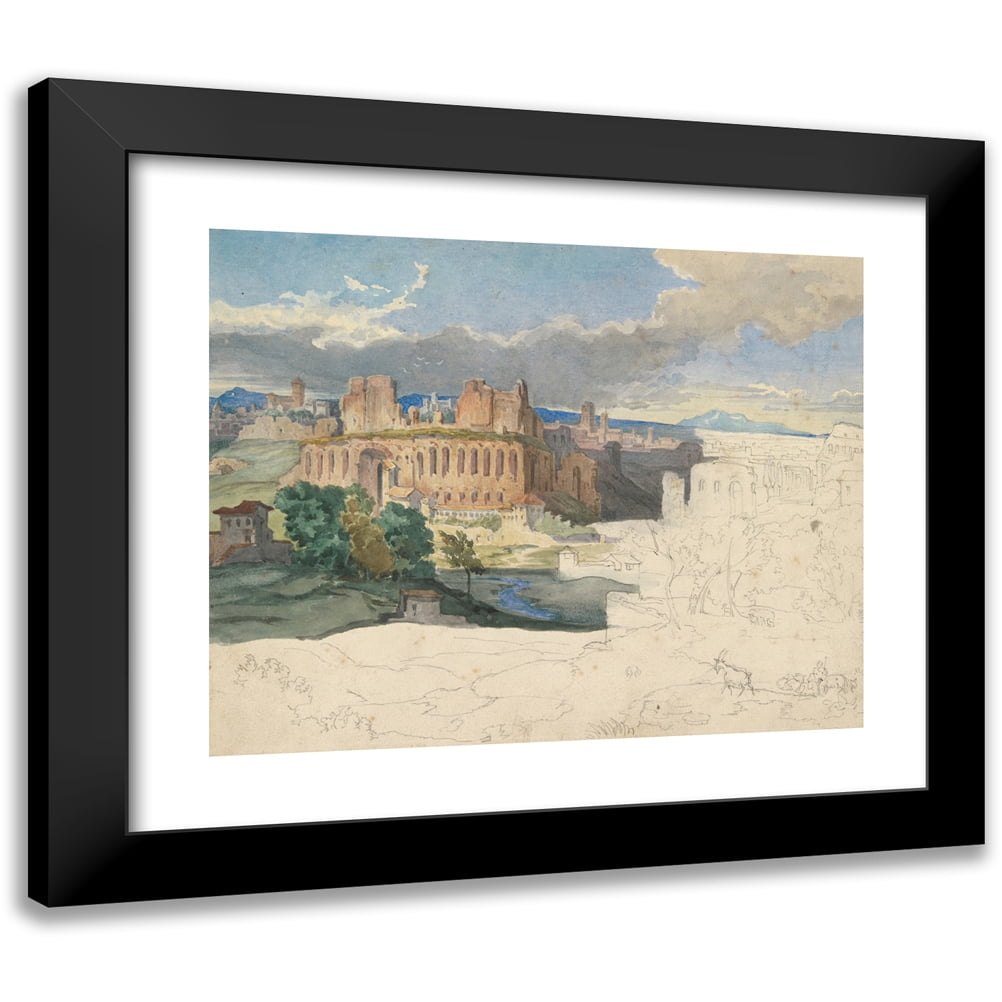 Carl Rottmann 18x15 Black Modern Framed Museum Art Print Titled - The ...