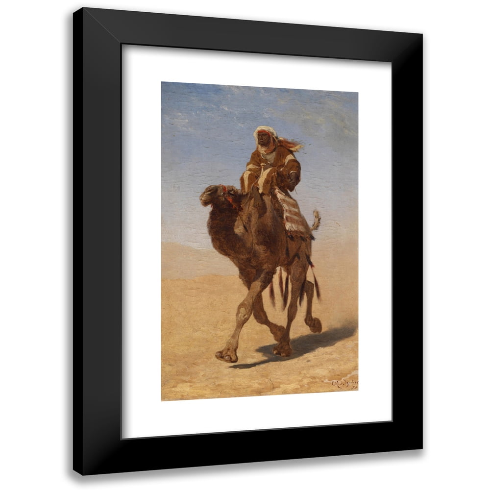 Carl Rudolf Huber 10x14 Black Modern Framed Museum Art Print Titled ...