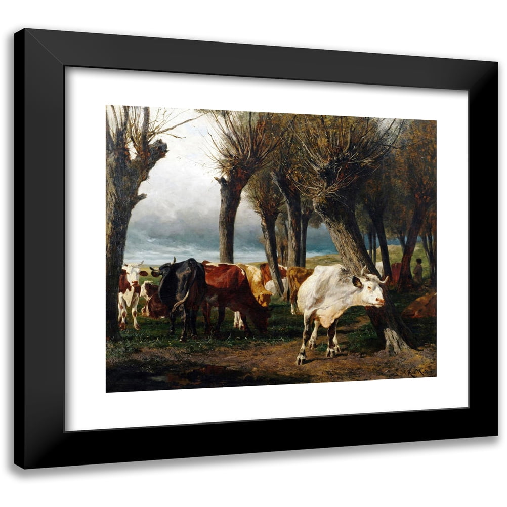 Carl Rudolf Huber 22x20 Black Modern Framed Museum Art Print Titled ...