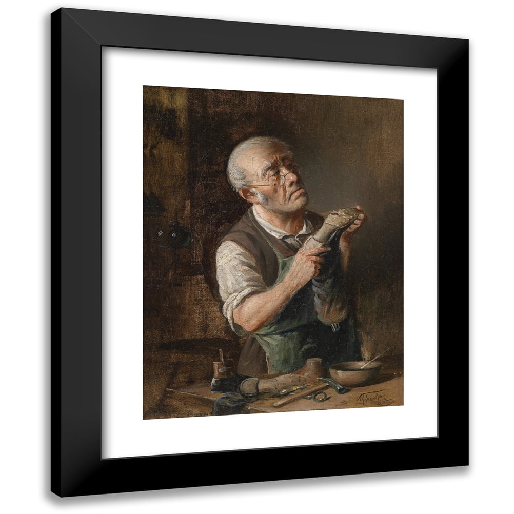 Carl Schleicher 12x14 Black Modern Framed Museum Art Print Titled ...