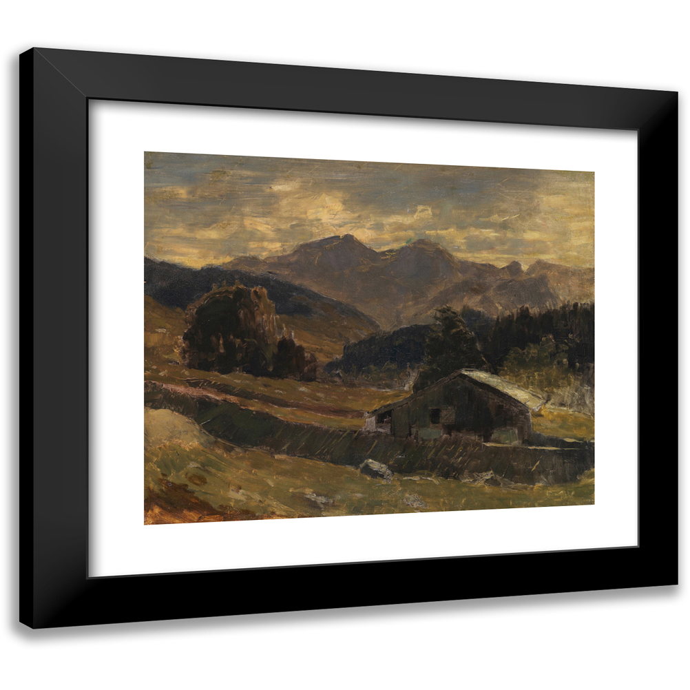 Carl Schuch 17x15 Black Modern Framed Museum Art Print Titled - View of ...