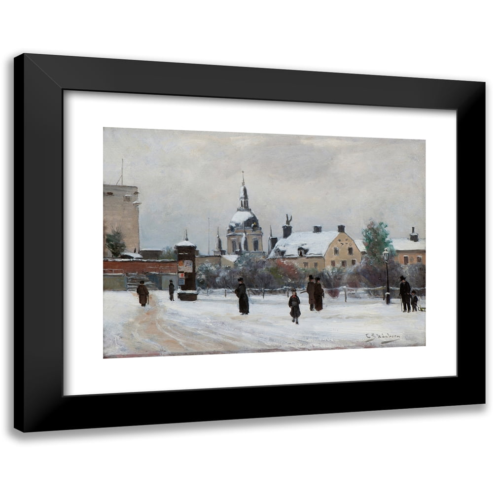 Carl Skånberg 18x14 Black Modern Framed Museum Art Print Titled ...