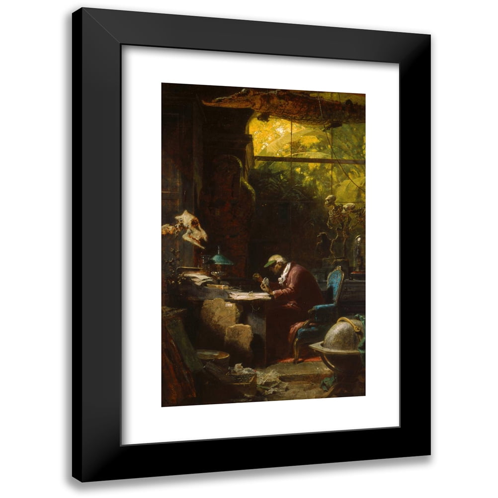 Carl Spitzweg 11x14 Black Modern Framed Museum Art Print Titled ...