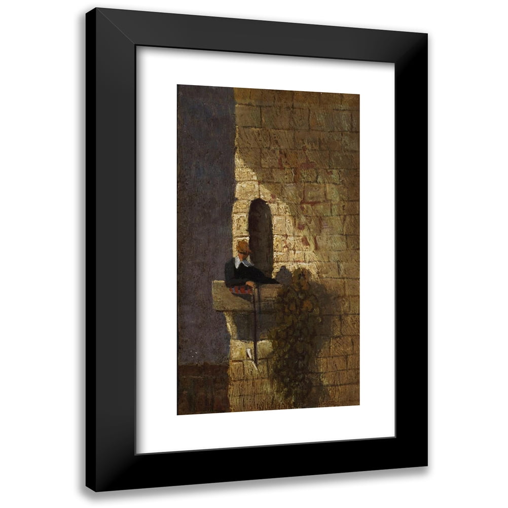 Carl Spitzweg 9x14 Black Modern Framed Museum Art Print Titled - The ...