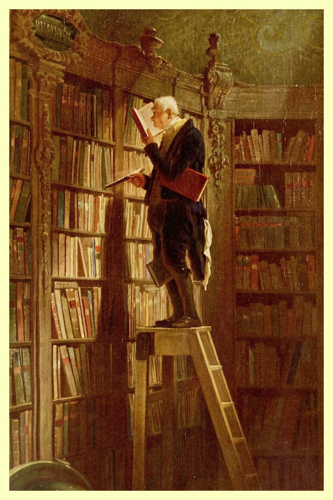 Carl Spitzweg The Bookworm Impressionist Art Posters Degas Prints and ...
