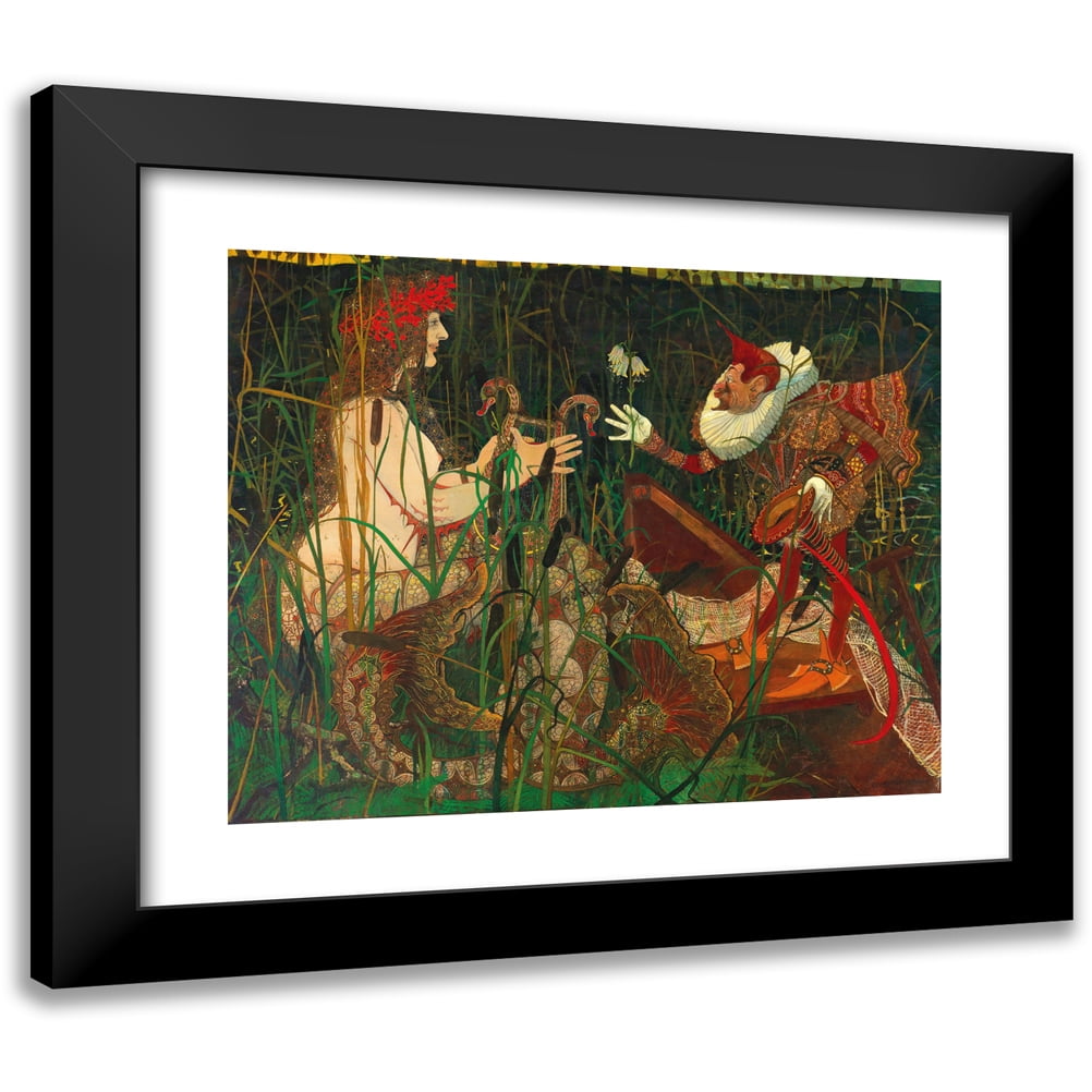 Carl Strathmann 24x20 Black Modern Framed Museum Art Print Titled - The ...