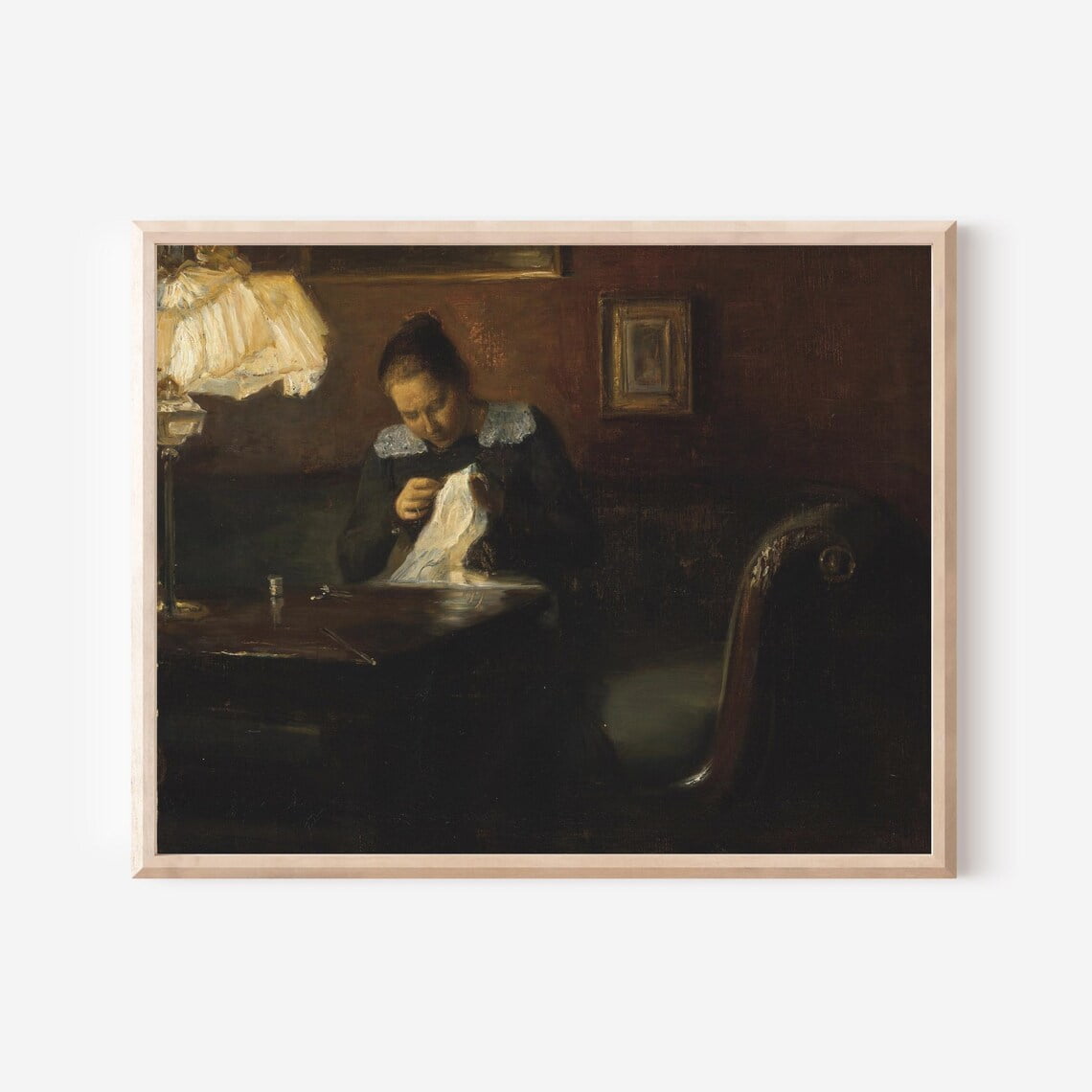Carl Vilhelm Holsã¸E Poster Vintage Scandinavian Interior Scene ...