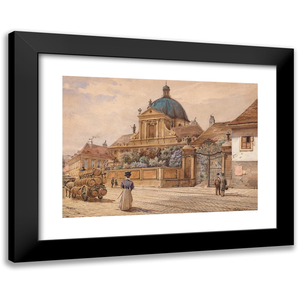 Carl Wenzel Zajicek 14x11 Black Modern Framed Museum Art Print Titled ...