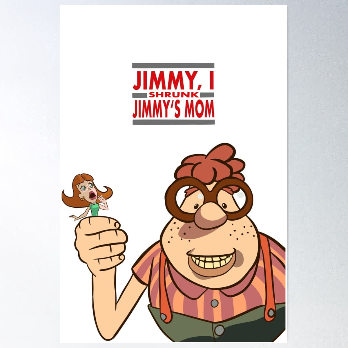 Carl Wheezer - Honey, I Shrunk The Kids Parody Poster Wall Art, Modern ...