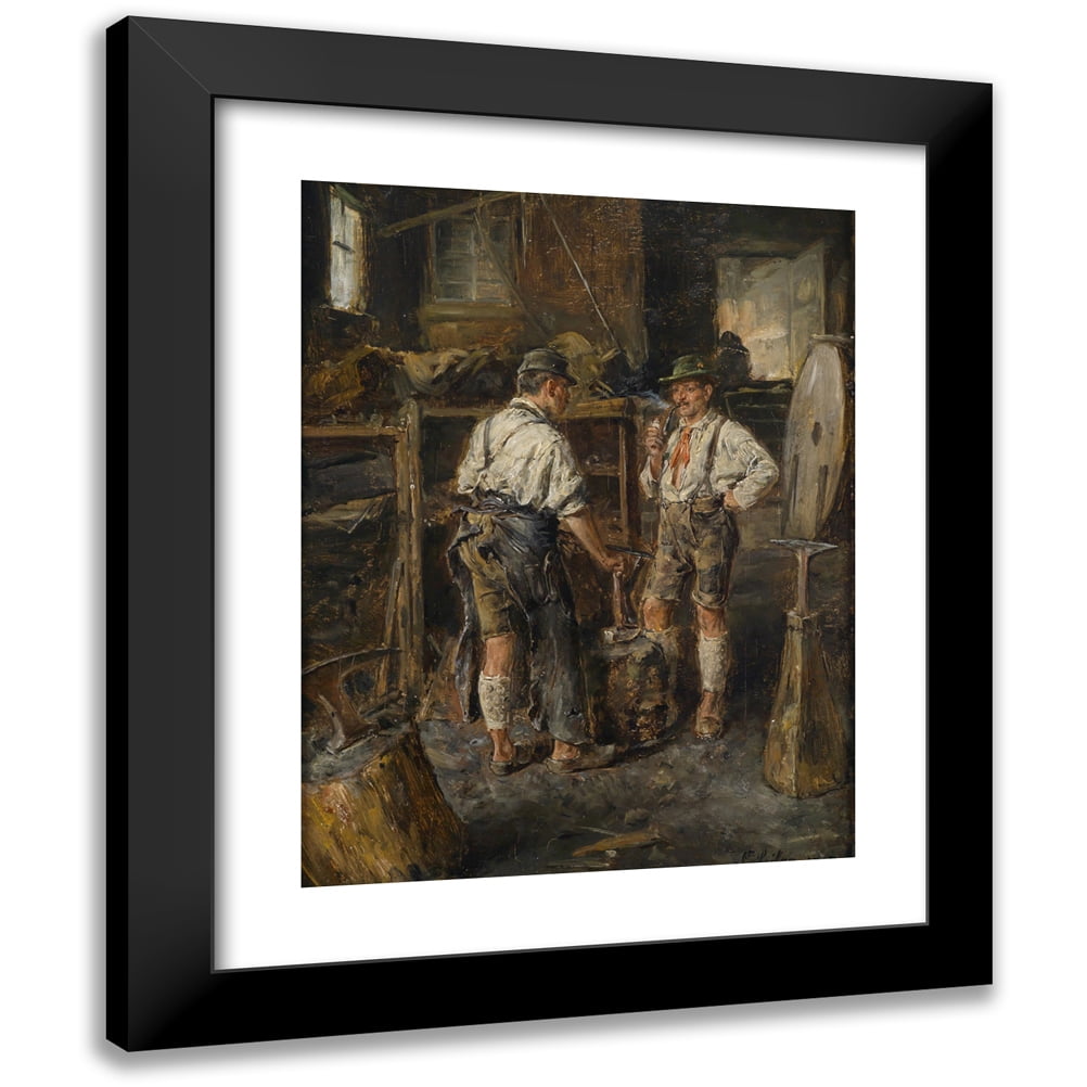 Carl Wilhelm Anton Seiler 12x14 Black Modern Framed Museum Art Print ...