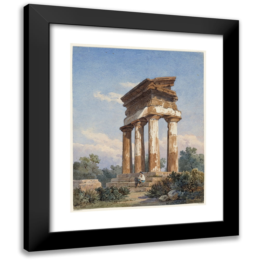 Carl Wilhelm Götzloff 12x14 Black Modern Framed Museum Art Print Titled ...