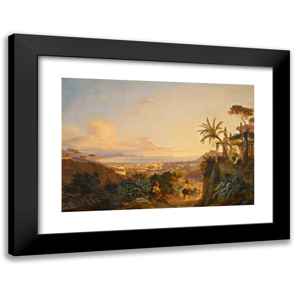 Carl Wilhelm Götzloff 24x18 Black Modern Framed Museum Art Print Titled ...