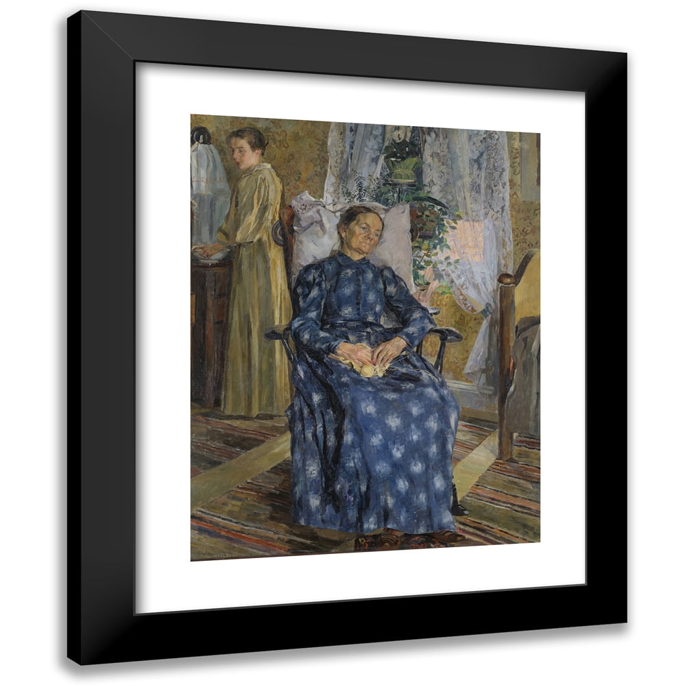 Carl Wilhelmson 12x14 Black Modern Framed Museum Art Print Titled ...