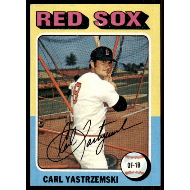 Carl Yastrzemski Card 1975 Topps #280 - Walmart Business Supplies