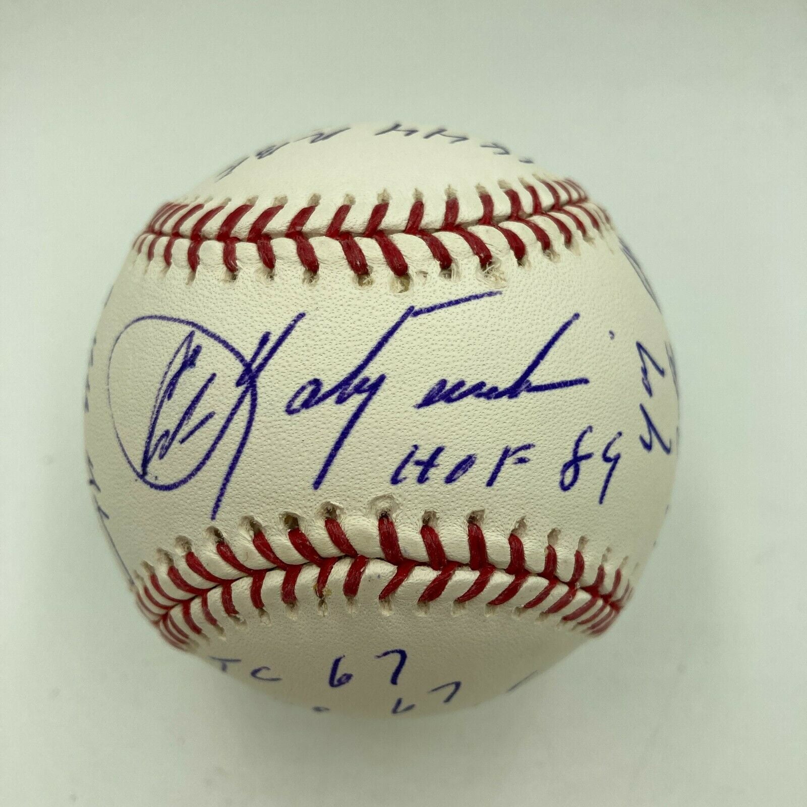 Carl Yastrzemski Signed Heavily Inscribed STAT Major League Baseball JSA COA - Walmart.com