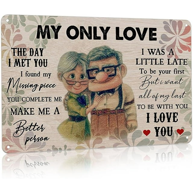 Carl And Ellie To My Gorgeous Husband I Love You Foreverandalways Retro