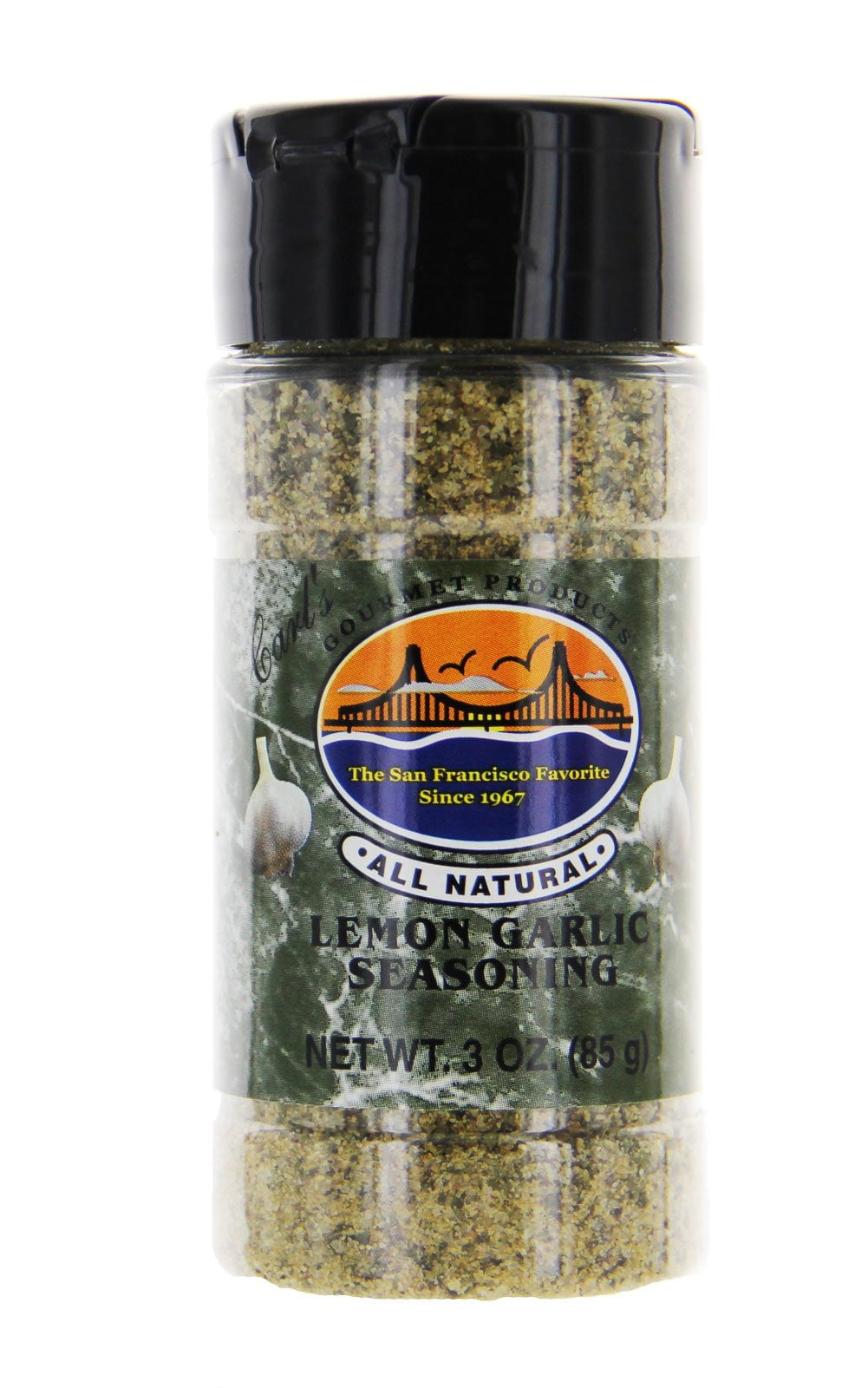 Carl's Gourmet All Natural STF9 Lemon Garlic Seasoning - 3 oz - Walmart.com
