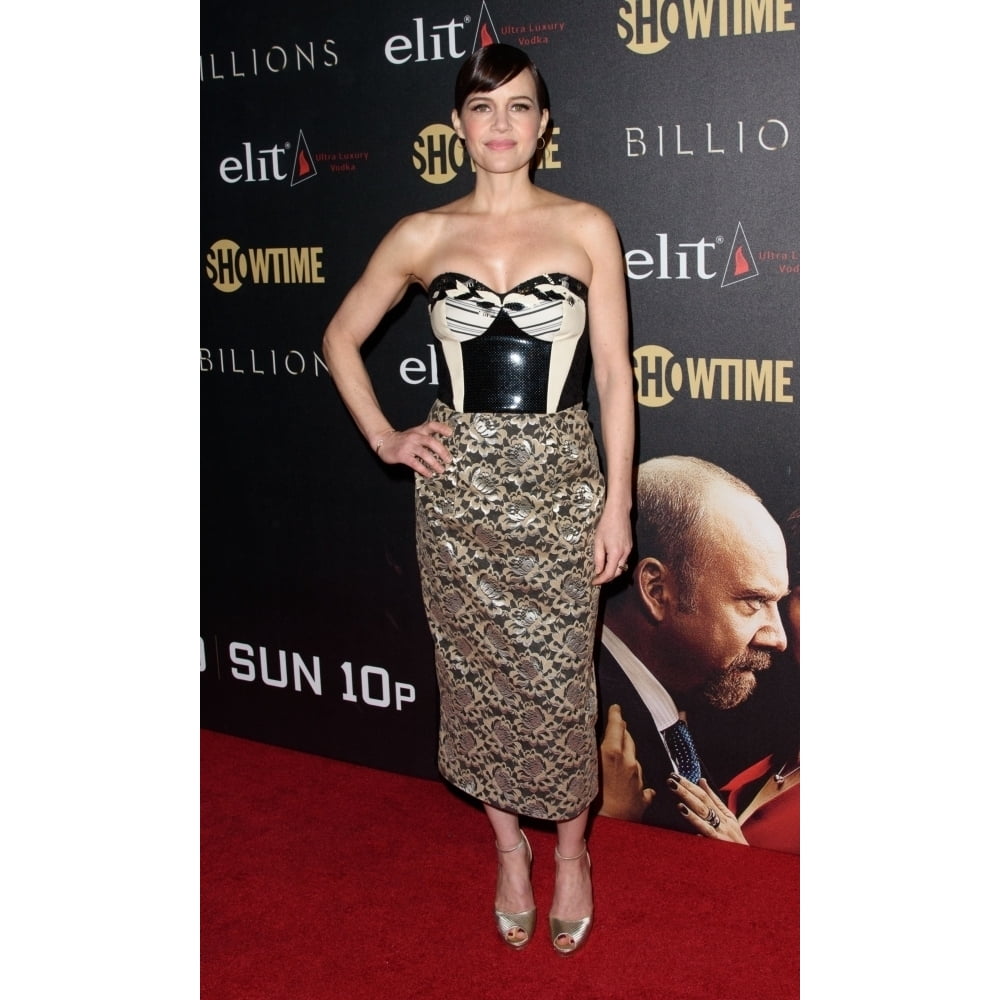 Carla Gugino (Wearing Antonio Marras) At Arrivals For Billions Season ...