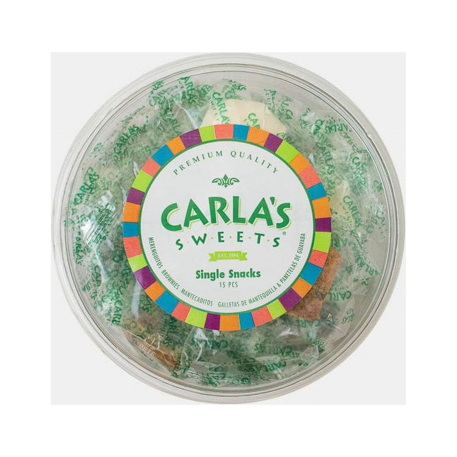 Carlas Sweets Single Snacks Bowl, 15 Count, 21 oz - Walmart.com