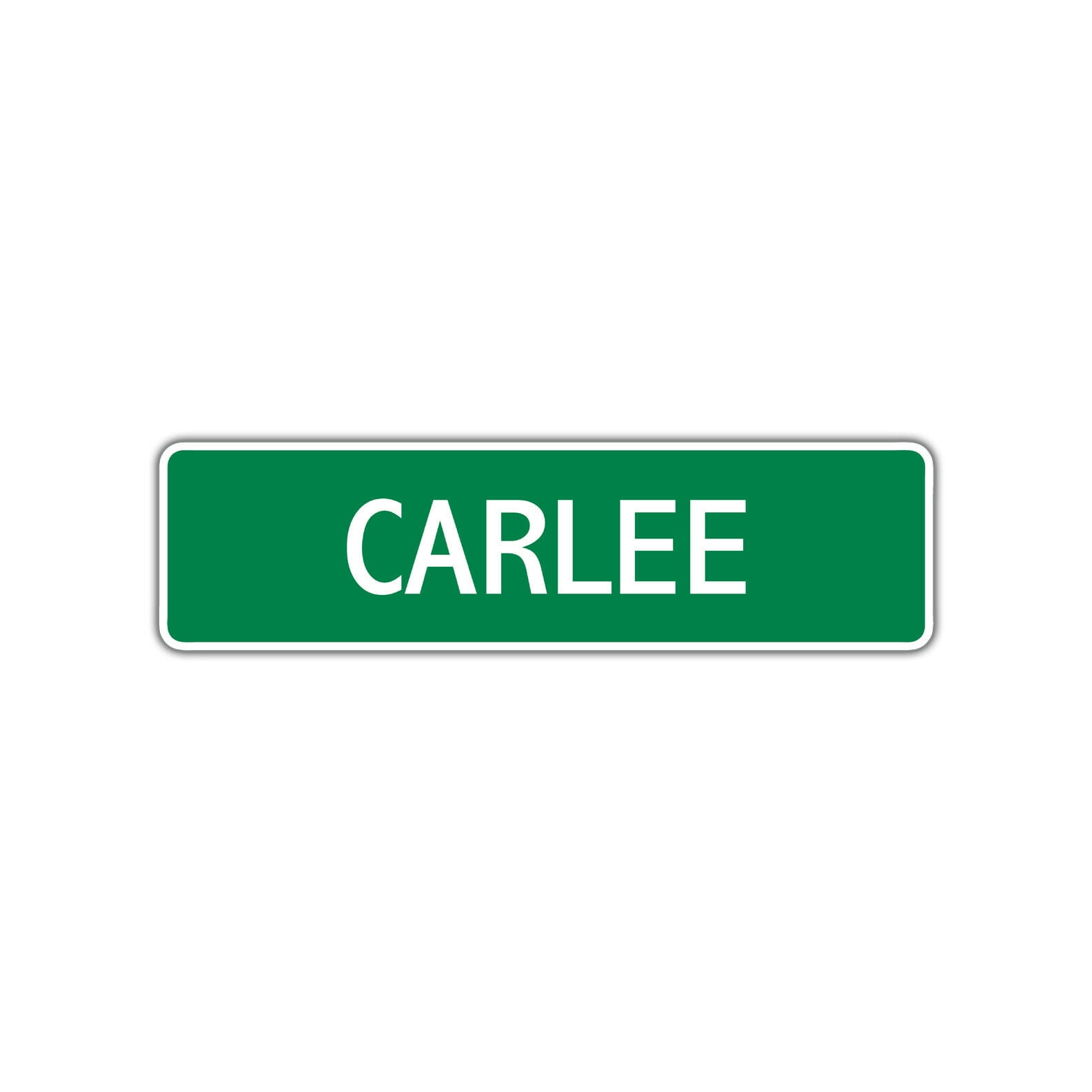 Carlee Girls Children Name Letter Printed Plaque Decoration Label ...
