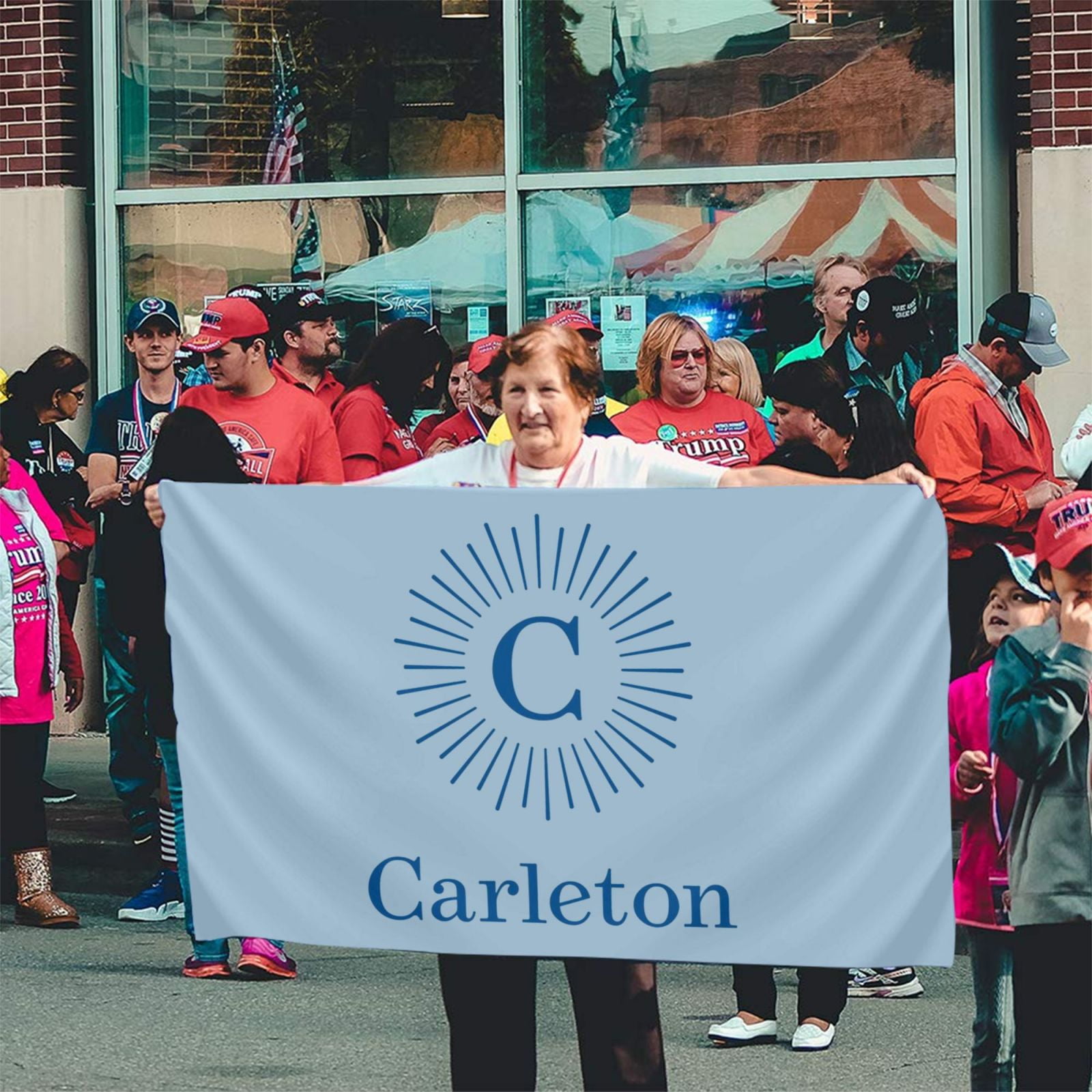 Carleton College Logo 3 X 5 Foot Outdoor Decorative Flag,Garden Flag ...