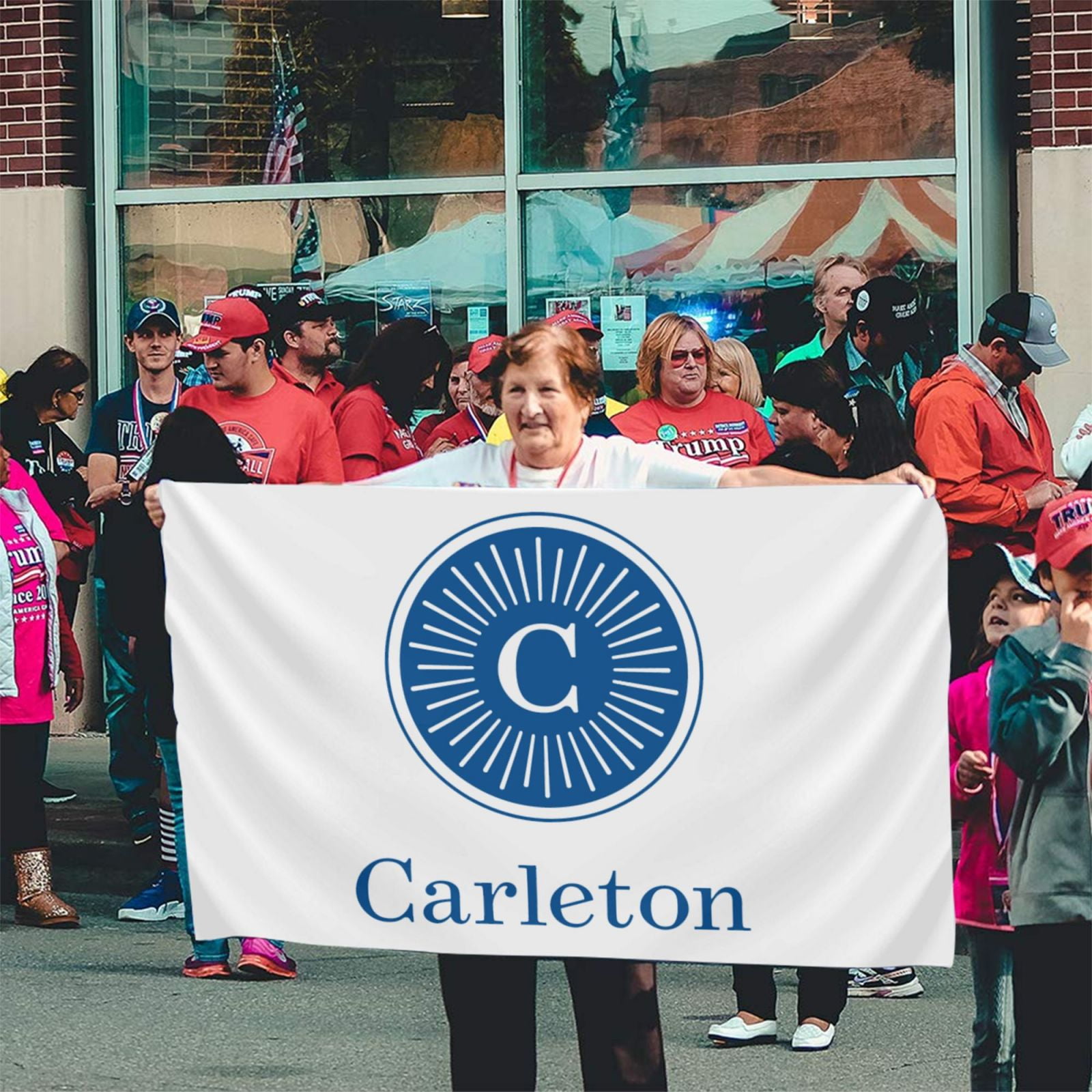Carleton College Logo 3 X 5 Foot Outdoor Decorative Flag,Garden Flag ...