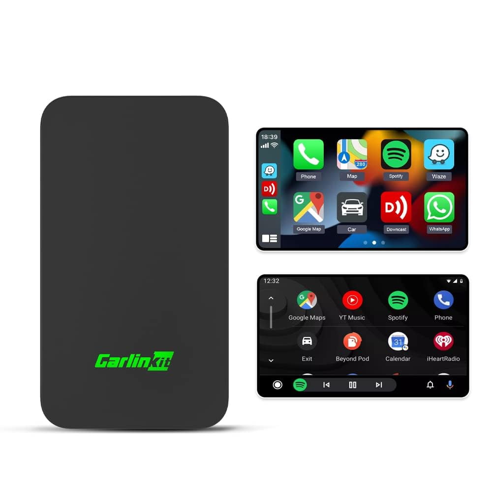 CarlinKit 5.0 Wireless CarPlay Adapter Converts Wired CarPlay W ireless ...