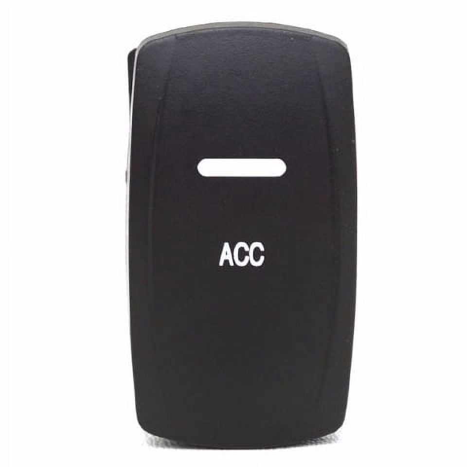 Carling Boat ACC Rocker Switch 0734R | ON/OFF 20A 12V Black - Walmart.com