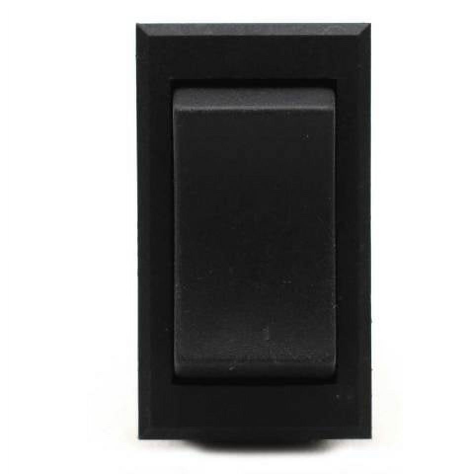 Carling Boat Momentary Rocker Switch | ON/OFF/ON 12V Black - Walmart.com