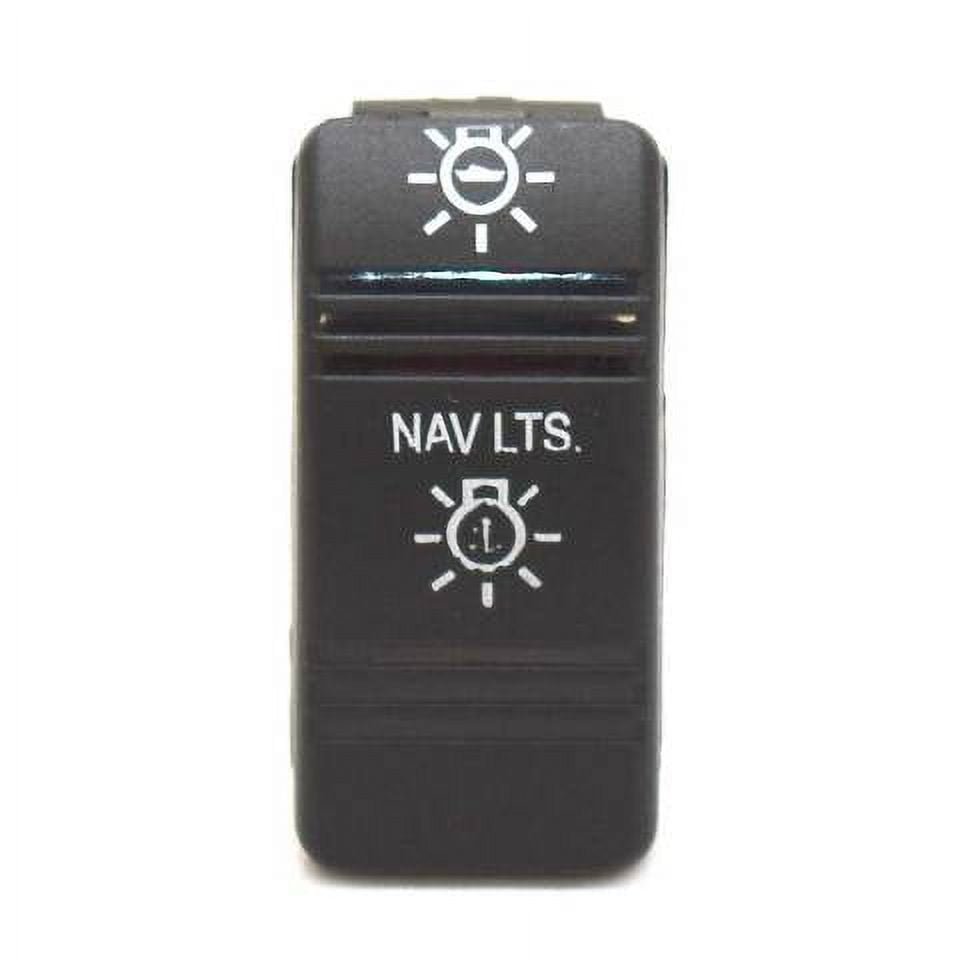 Carling Boat Nav Lts Rocker Switch | On/Off/On 12V 20A 7 Spade Lighted ...
