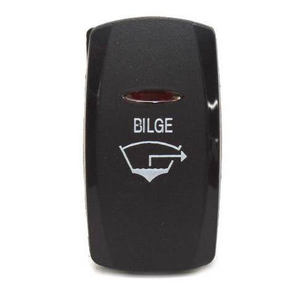 Carling Boat Rocker Switch | 2 Position Black Bilge 20A 12V - Walmart.com