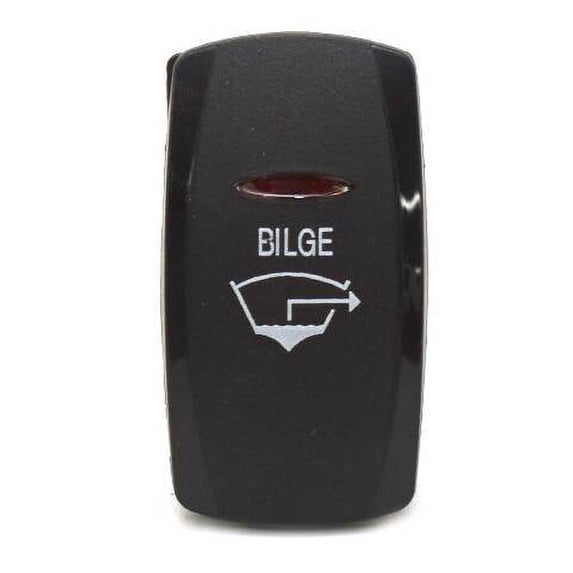Carling Boat Rocker Switch | 2 Position Black Bilge 20A 12V - Walmart.com