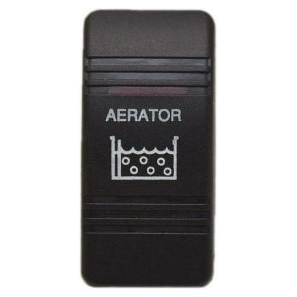 Carling Boat Rocker Switch Actuator Aerator Black Lighted