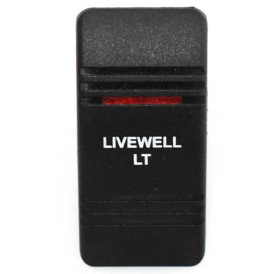 Carling Boat Contura III Rocker Switch Actuator | Livewell Light Lit ...