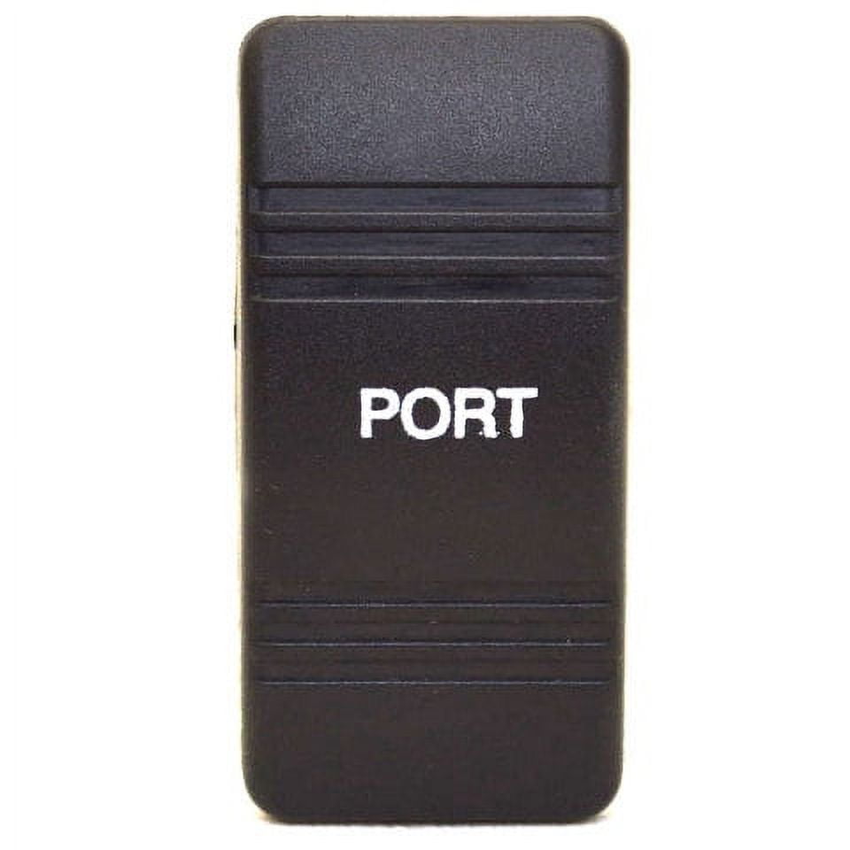 Carling Boat Rocker Switch Actuator | Black Port Non-Illuminated ...