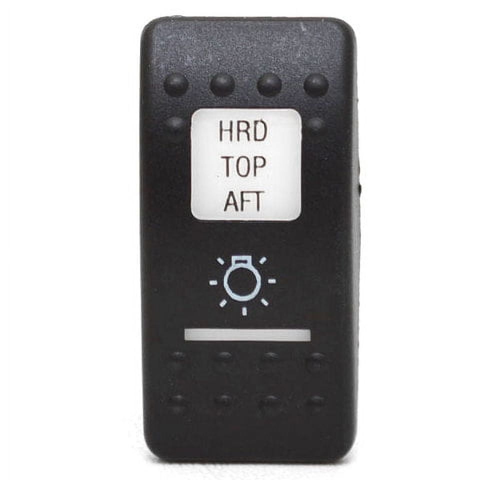 Carling Boat Rocker Switch Actuator Cover | Black HRD TOP AFT - Walmart.com