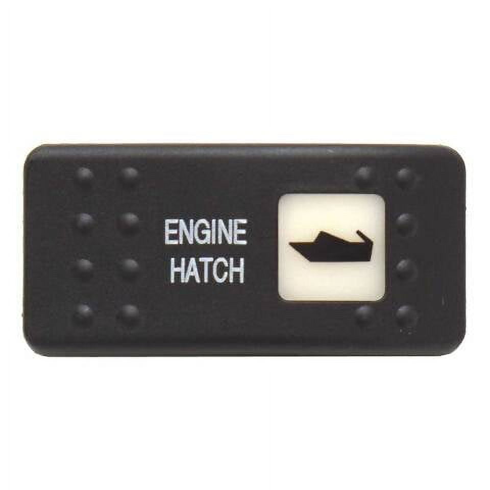 Carling Boat Rocker Switch Actuator | Engine Hatch Horizontal Black ...