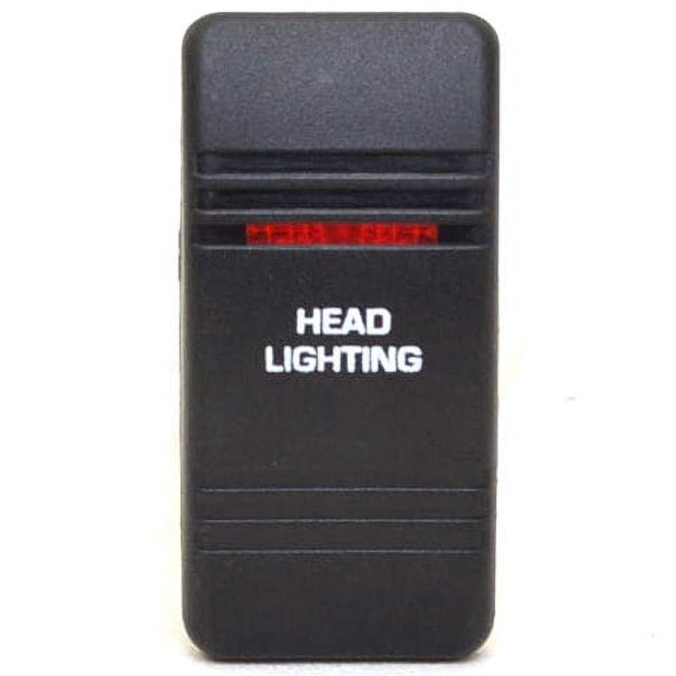 Carling Boat Rocker Switch Actuator | Head Lighting Black - Walmart.com