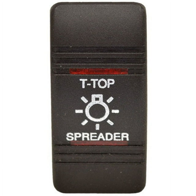 Carling Boat Rocker Switch Actuator | T-Top Spreader Black Lighted ...
