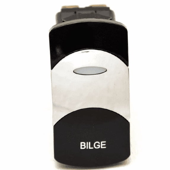 Carling Boat Rocker Switch | Bilge ON/OFF Black Silver 20A 12V ...