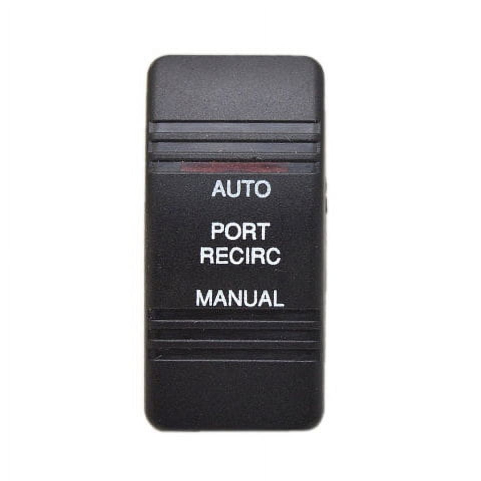 Carling Boat Rocker Switch Cover | Black Port Recirc - Walmart.com