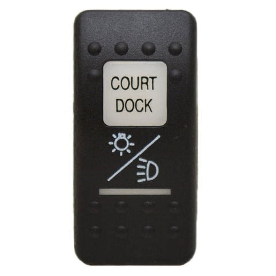 Carling Boat Rocker Switch Cover | COURT DOCK Black Actuator - Walmart.com