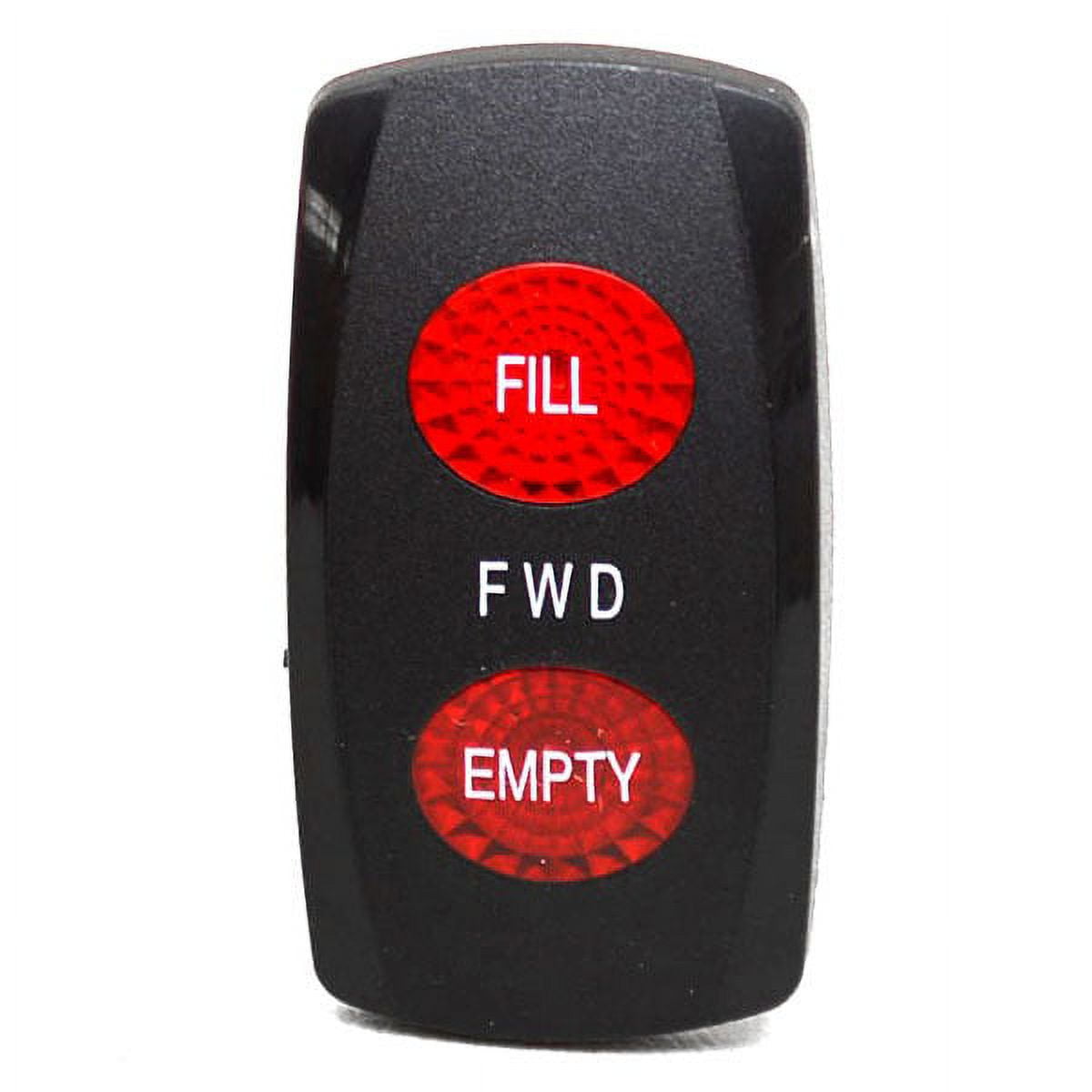 Carling Boat Rocker Switch Cover | FILL FWD EMPTY Livewell Actuator ...